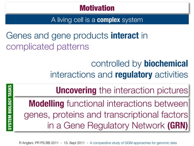 A comparative study of Gaussian Graphical Model approaches to genomic ...