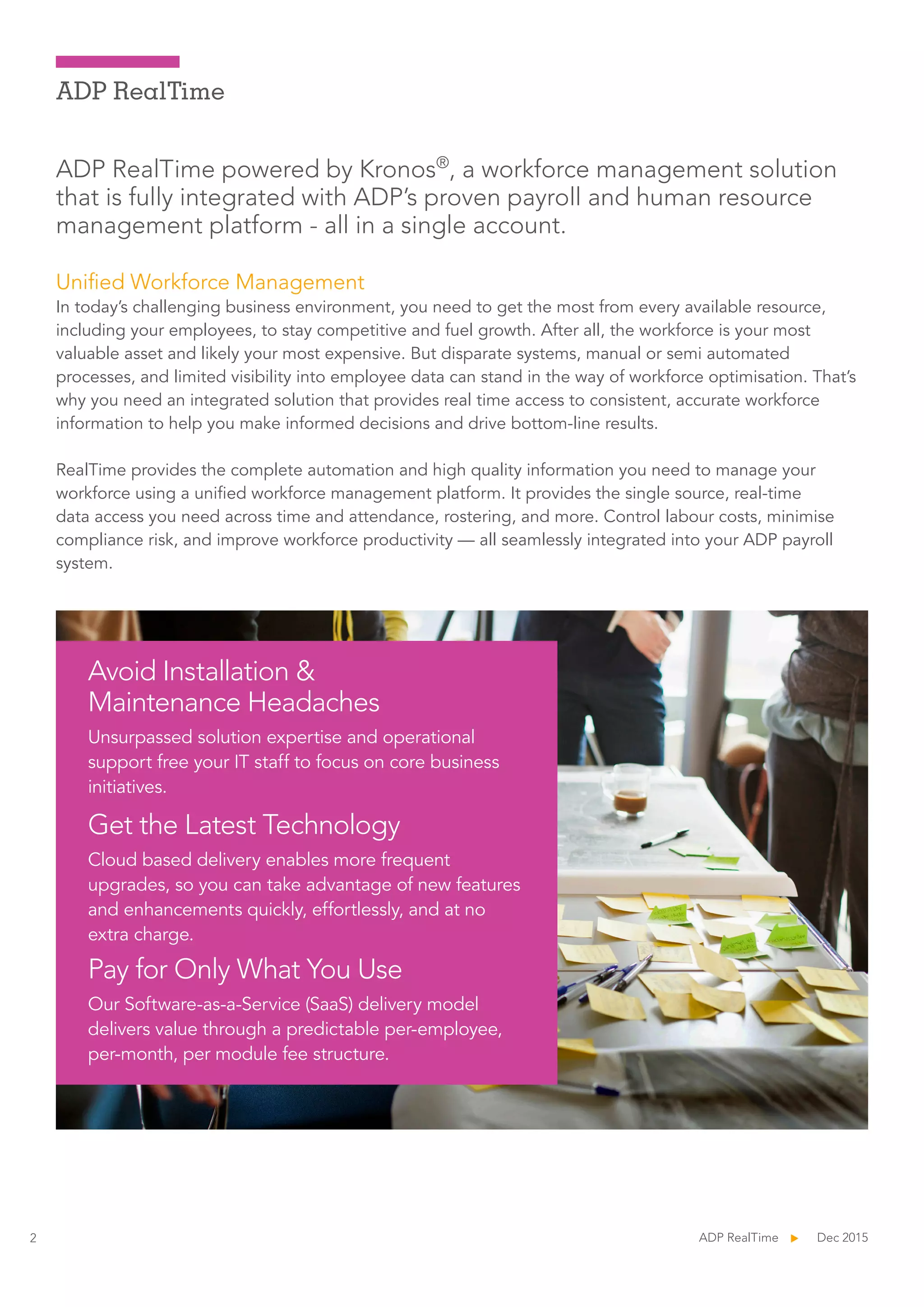 ADP Brochure - RealTime | PDF | Human Resources | Business