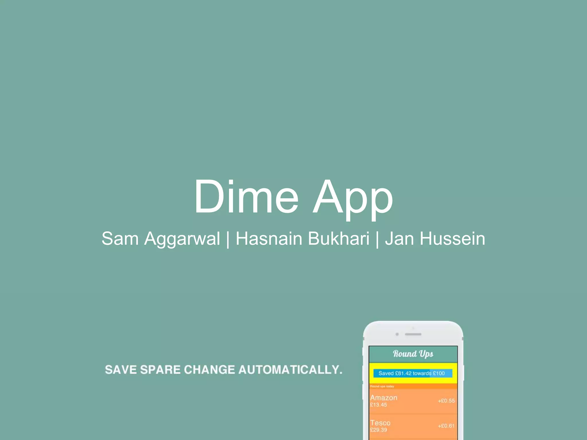 Dime App Pitch Deck | PPTX