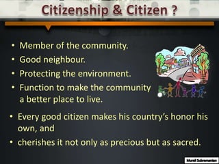 Citizenship, Children & Empowering Teachers | PPSX