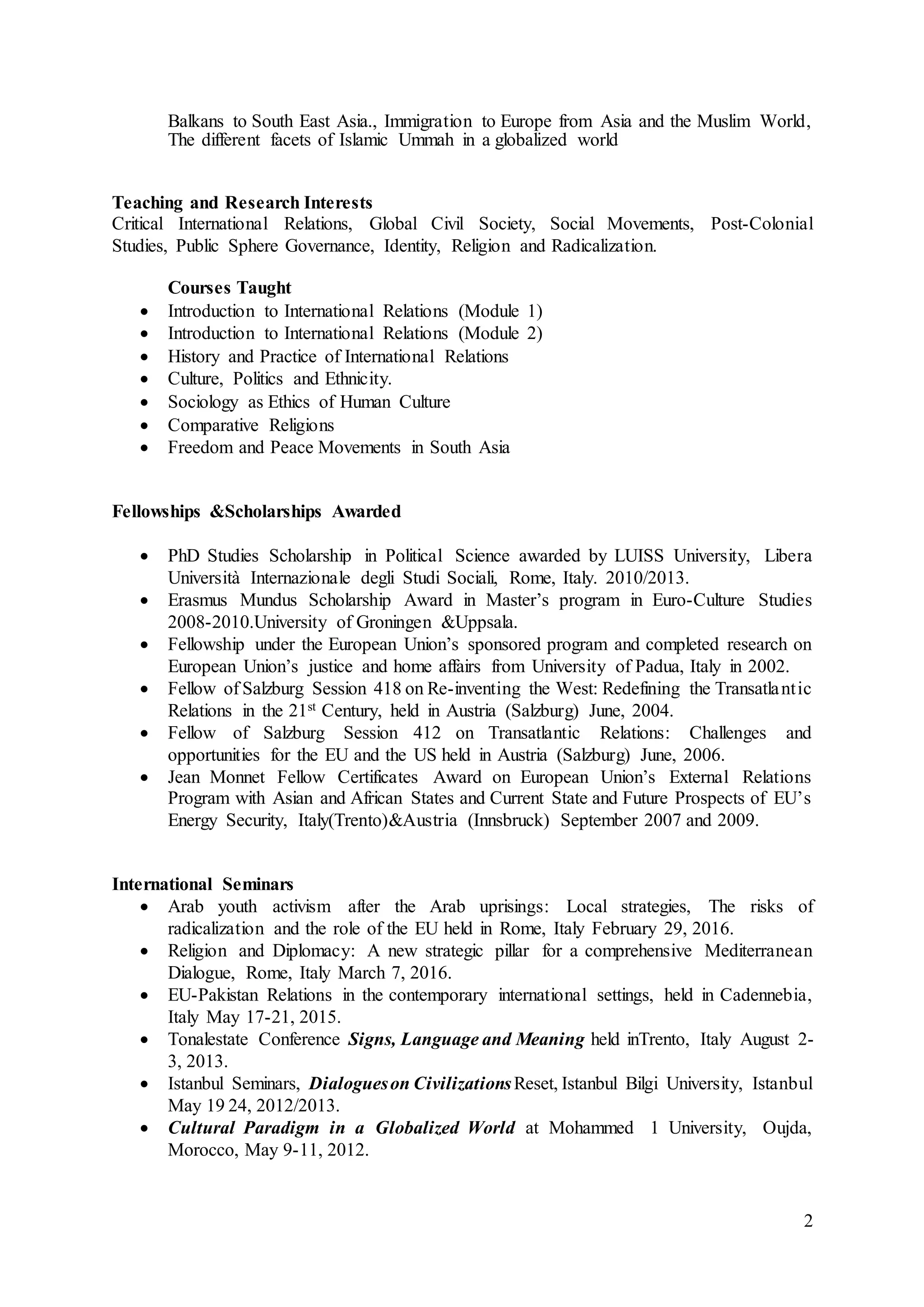 Dr.Tehseen Nisar Resume 20.03.16