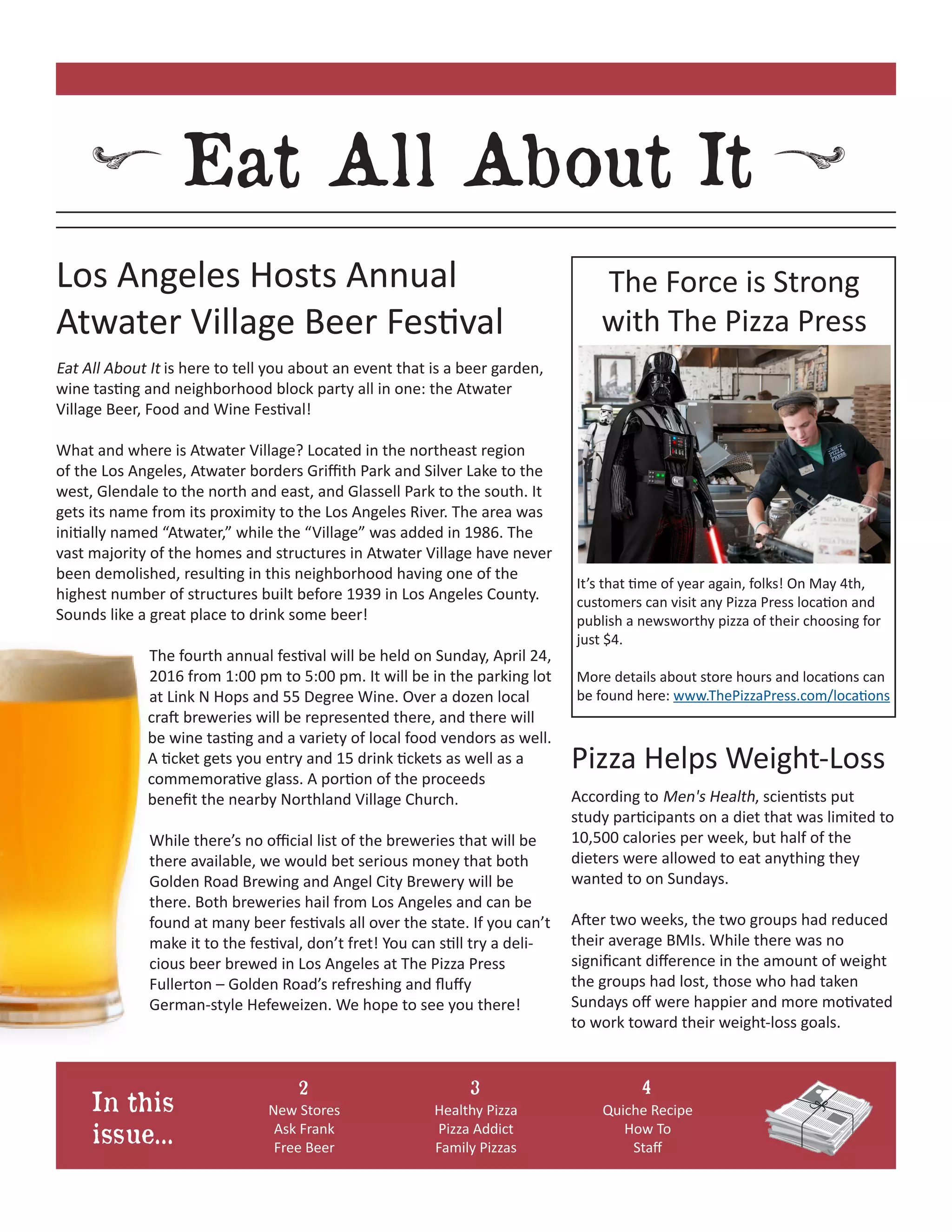pizza press newsletter | PDF
