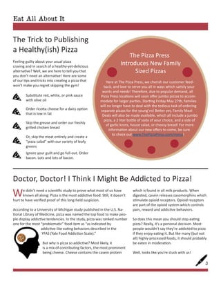 pizza press newsletter | PDF | Food Industry | Industries