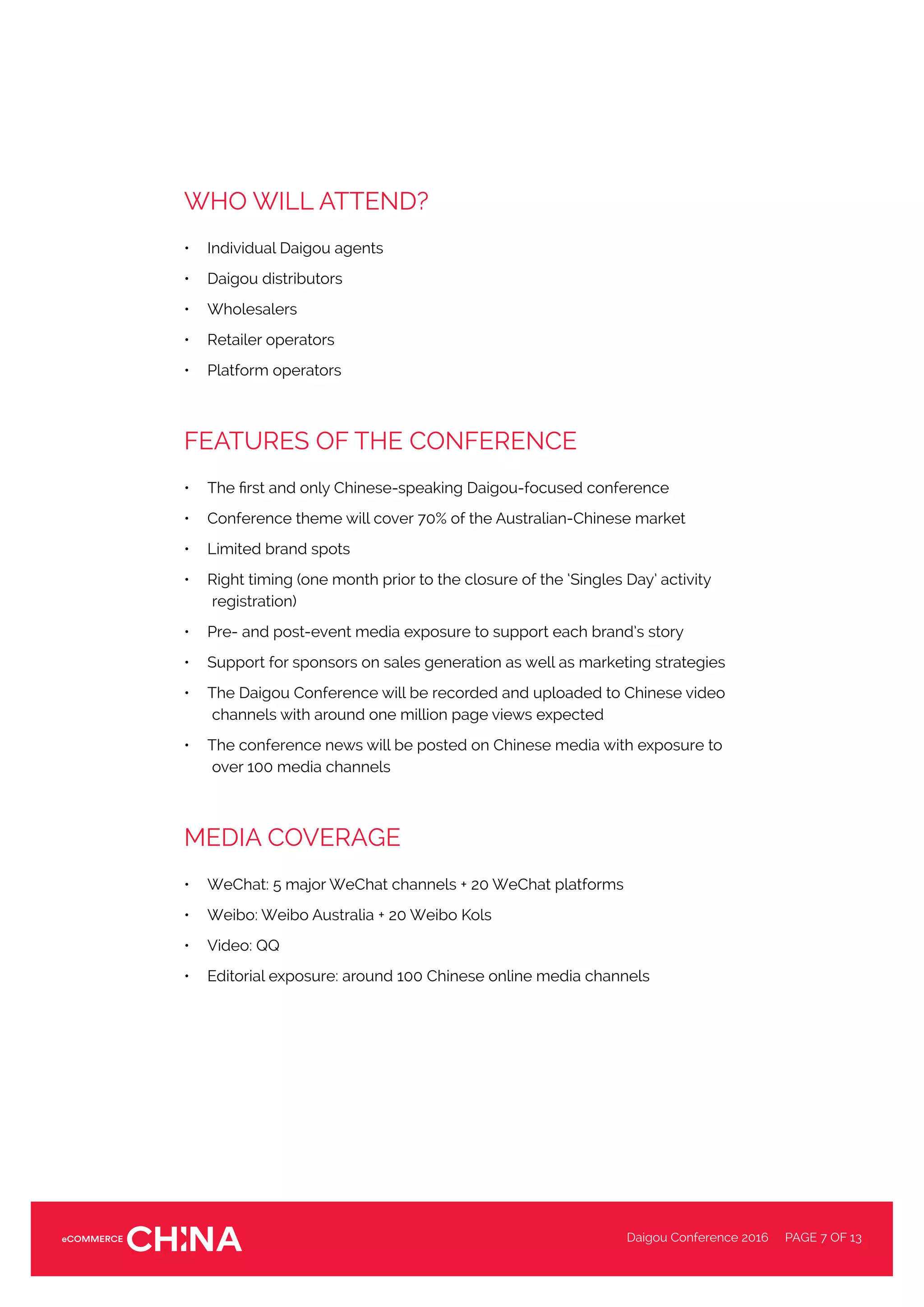 eCommerceChina-Daigou-Conference-2016 | PDF