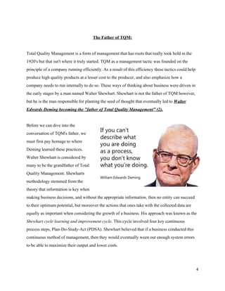 Total Quality Management | PDF