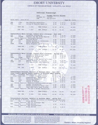 Emory Transcript | PDF