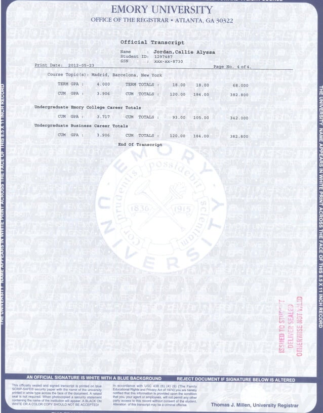 Emory Transcript | PDF