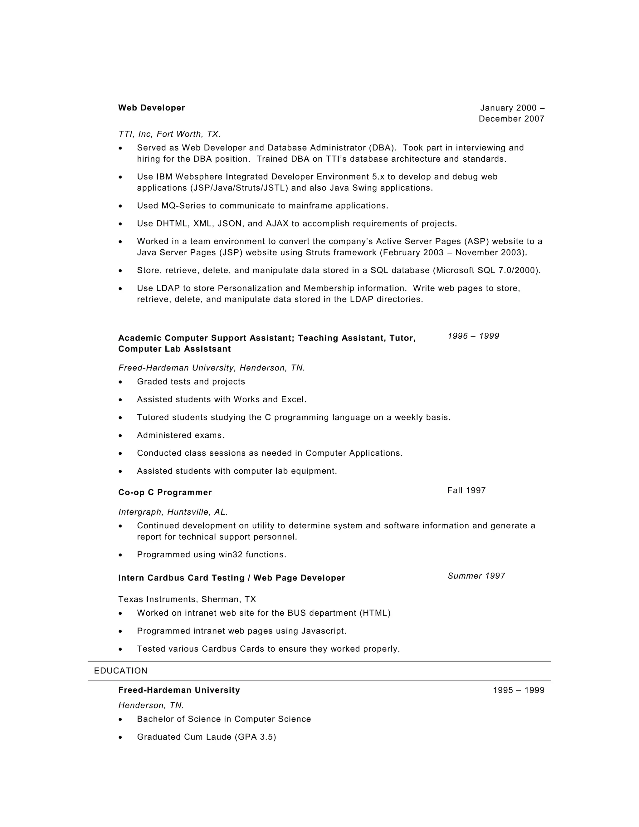 Jerry Smith Resume - 2016 | PDF