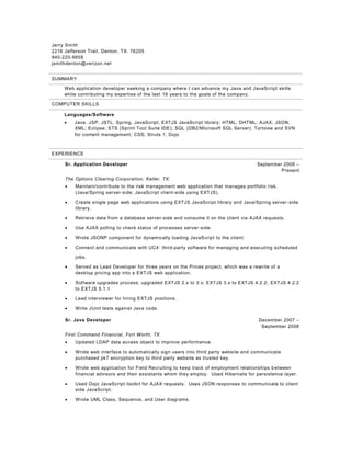 Jerry Smith Resume - 2016 | PDF