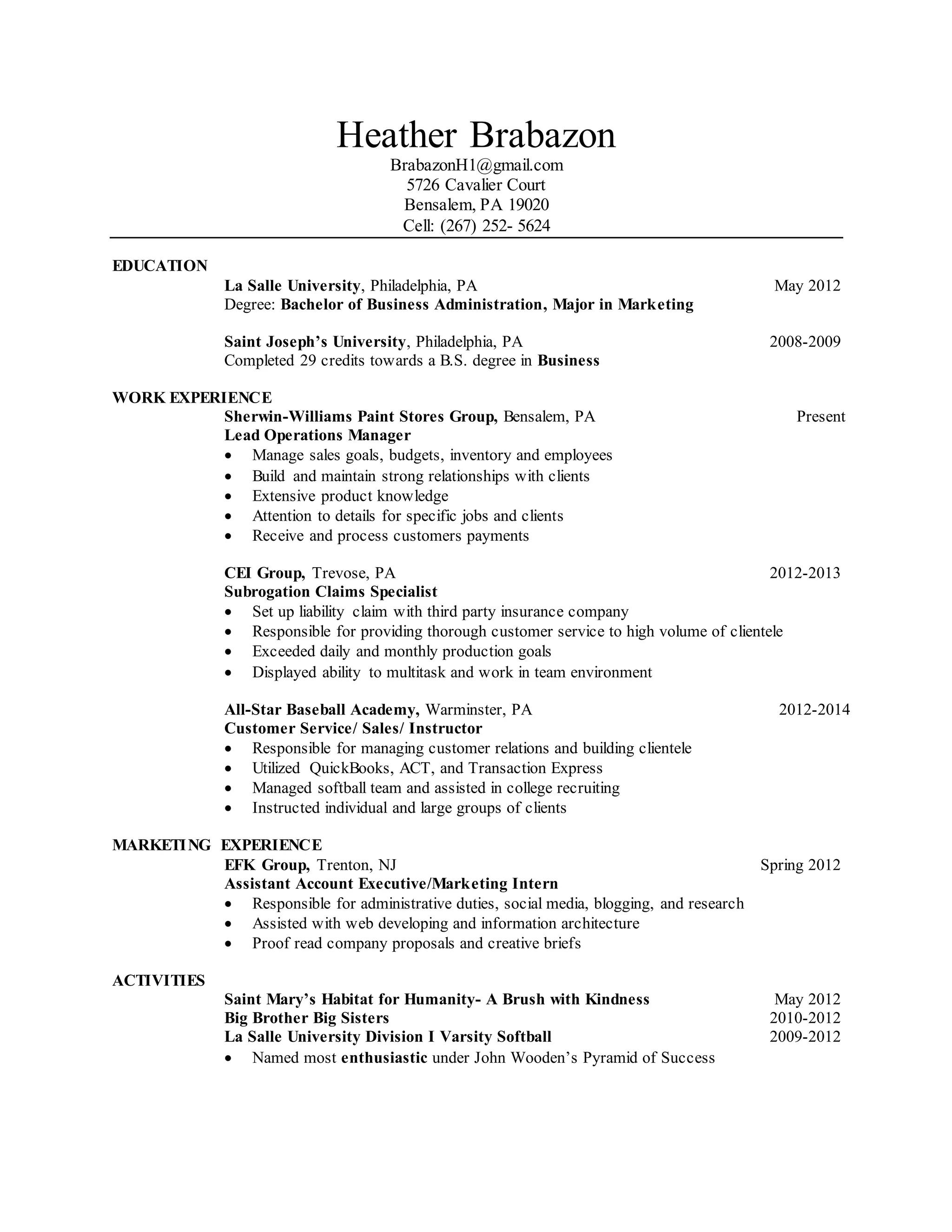 Heather Brabazon Resume 2016 | DOCX