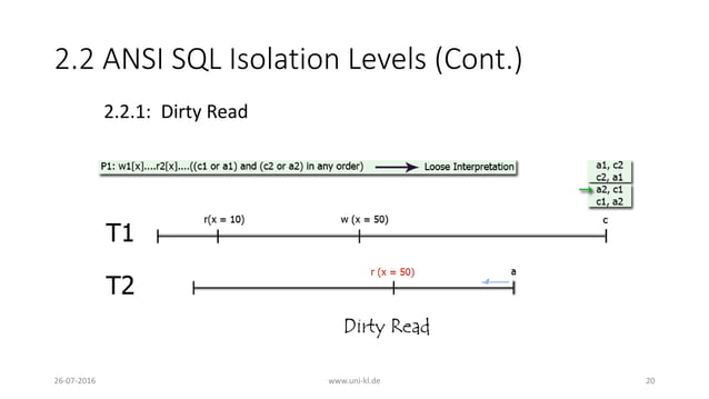 Presentation_ANSI_SQL_Isolation_Levels | PDF | Databases | Computer Software and Applications