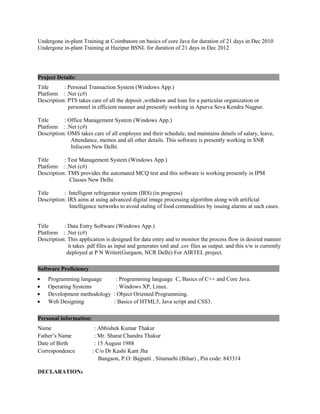 abhi resume_final_experinced | PDF