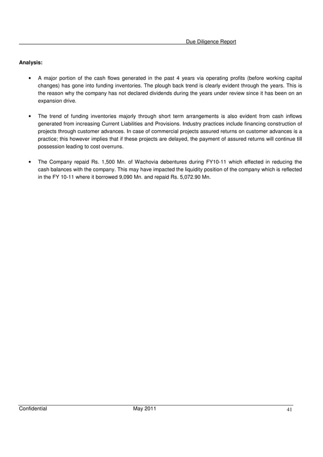 0 Sample Financial Due Diligence Report - VK | PDF | Business ...