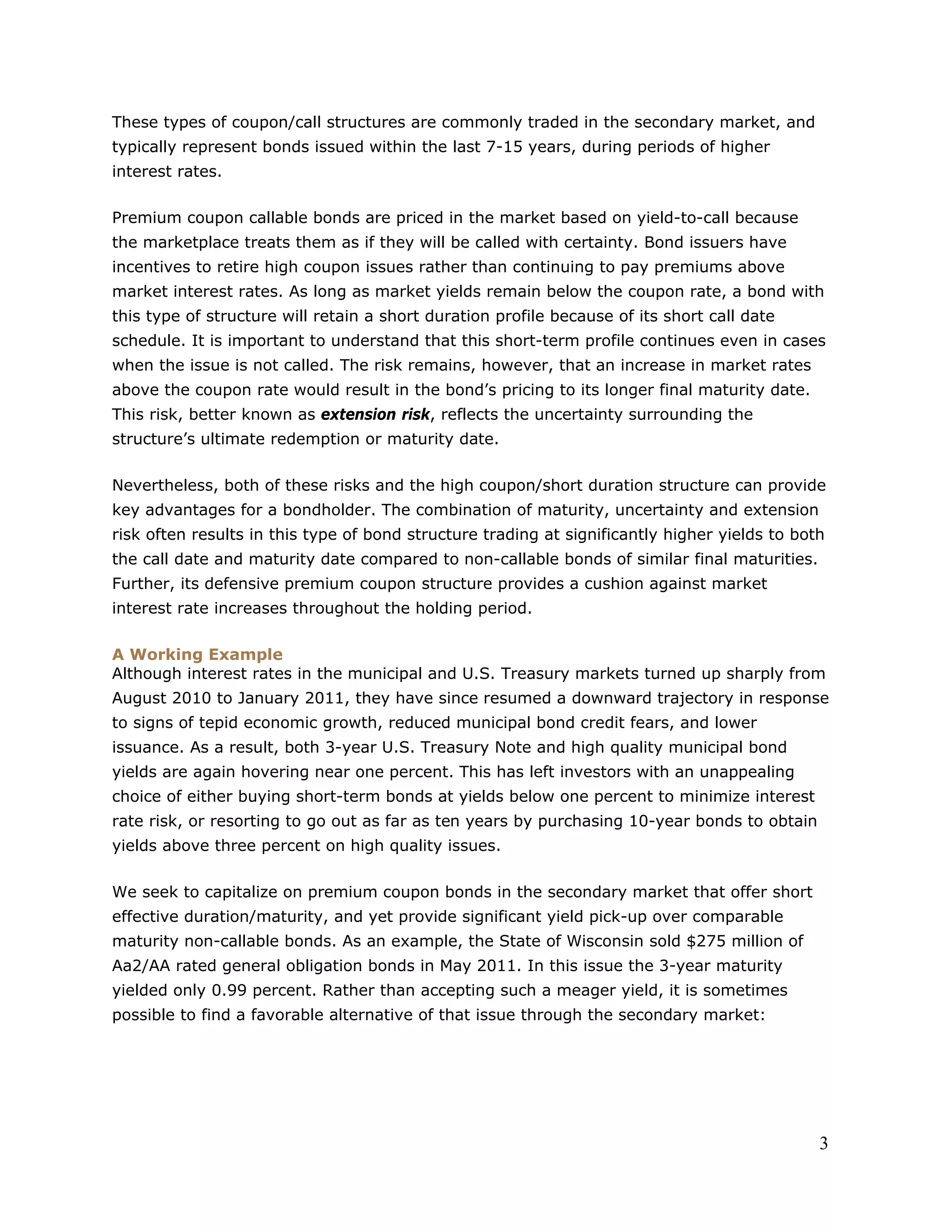 Callable Bond Strategy | PDF