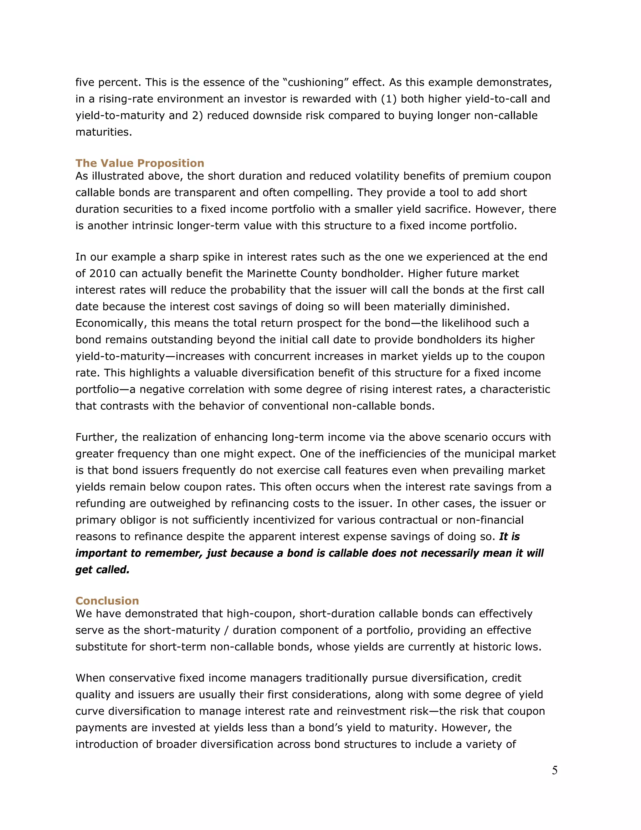 Callable Bond Strategy | PDF