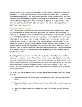 Callable Bond Strategy | PDF