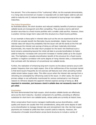 Callable Bond Strategy | PDF
