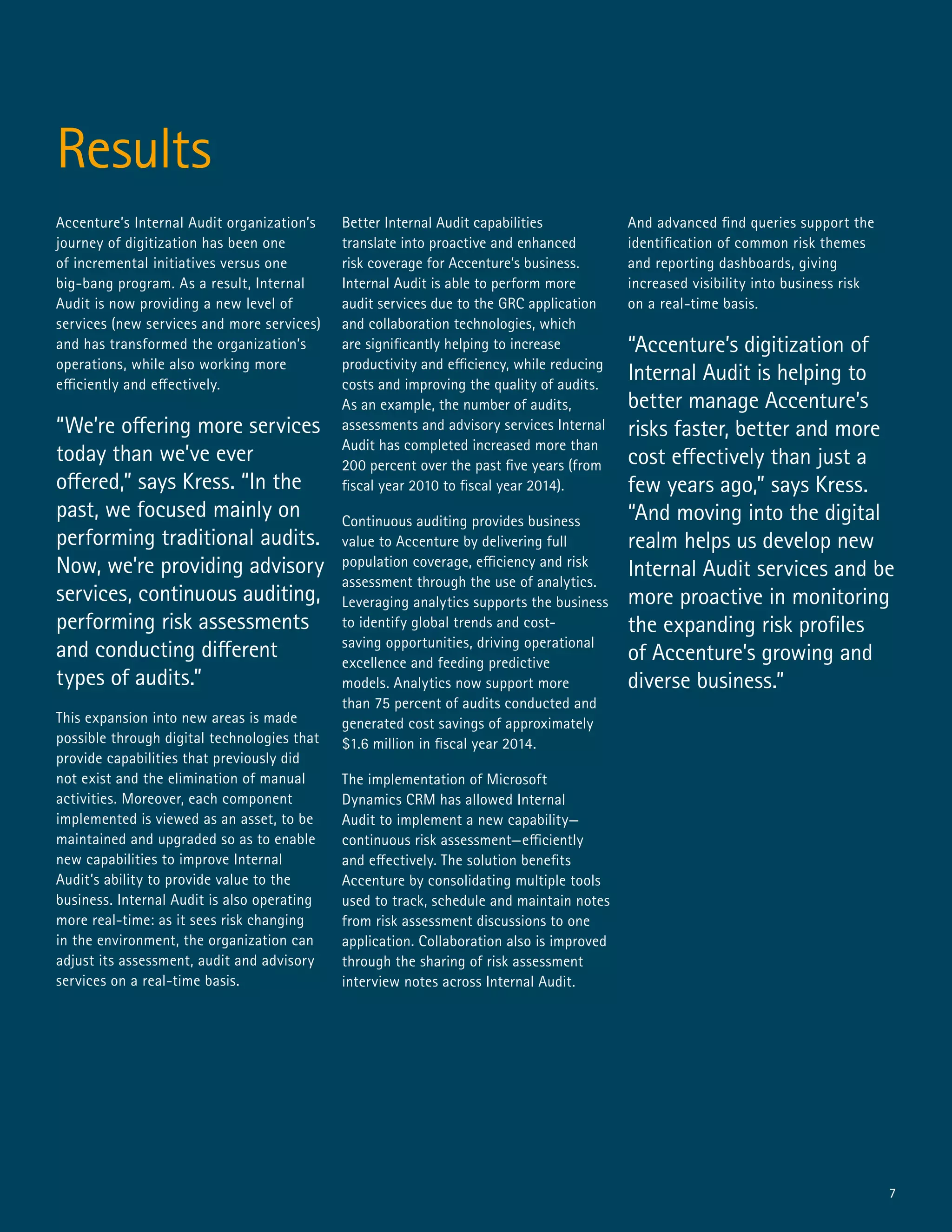 Accenture-Digitizing-Internal-Audit | PDF