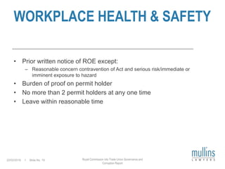 RWTA Qld Division Networking Breakfast - Alan Strain | PPT