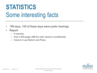 RWTA Qld Division Networking Breakfast - Alan Strain | PPT