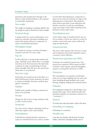 Glossary of Port and Shipping Terms | PDF