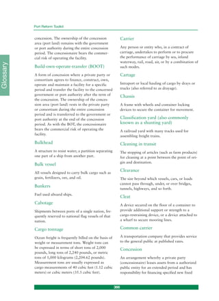 Glossary of Port and Shipping Terms | PDF