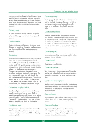 Glossary of Port and Shipping Terms | PDF