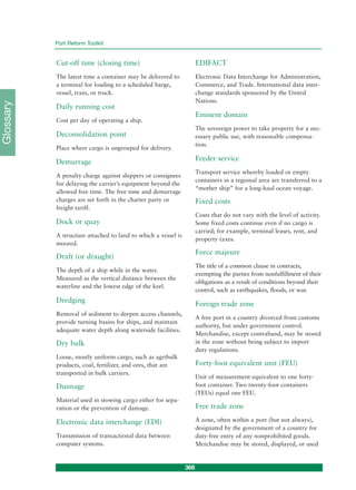Glossary of Port and Shipping Terms | PDF