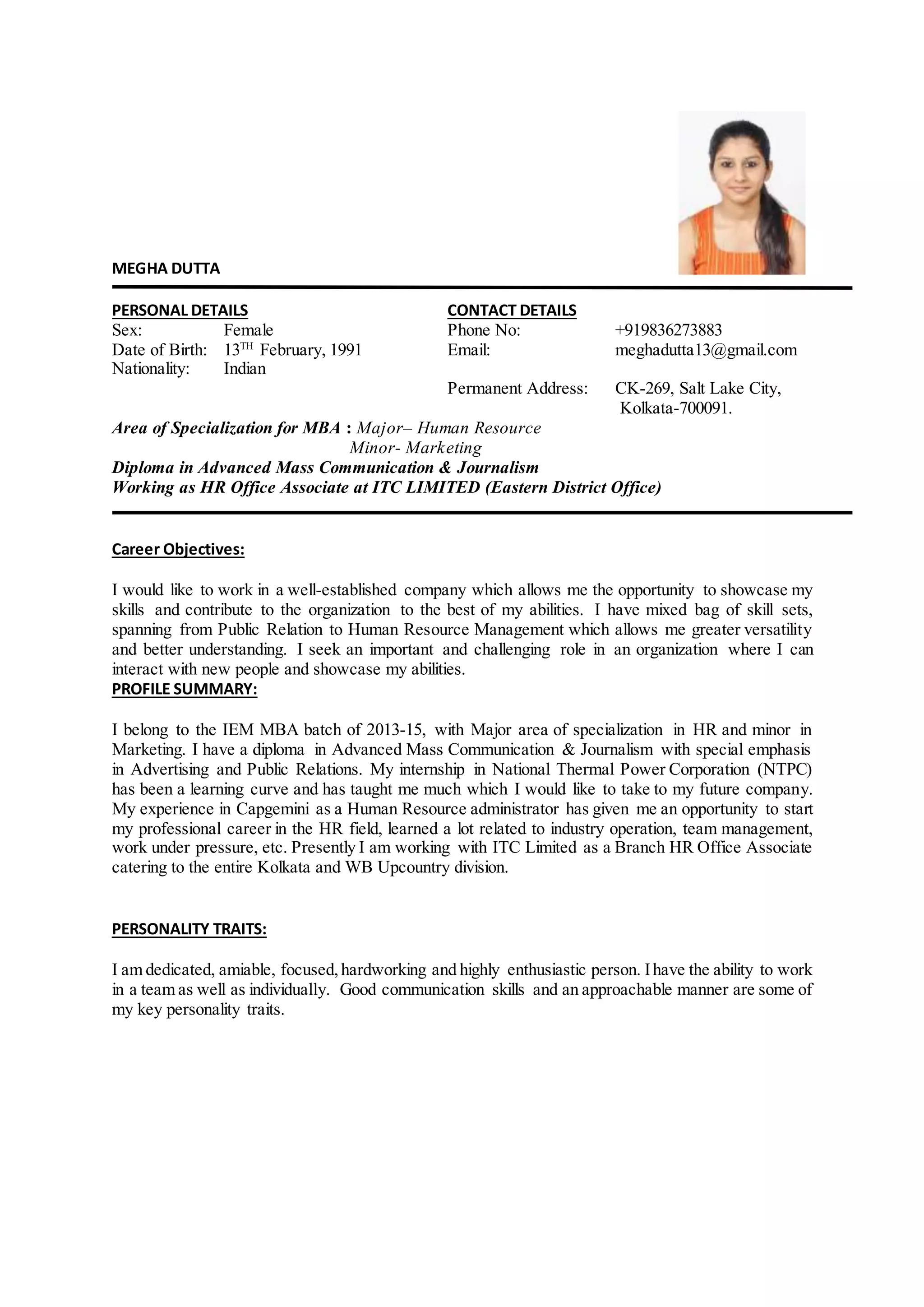 MEGHA DUTTA_CV (3) | DOCX