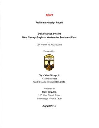 Draft Design Report - Disk Filtration System | PDF
