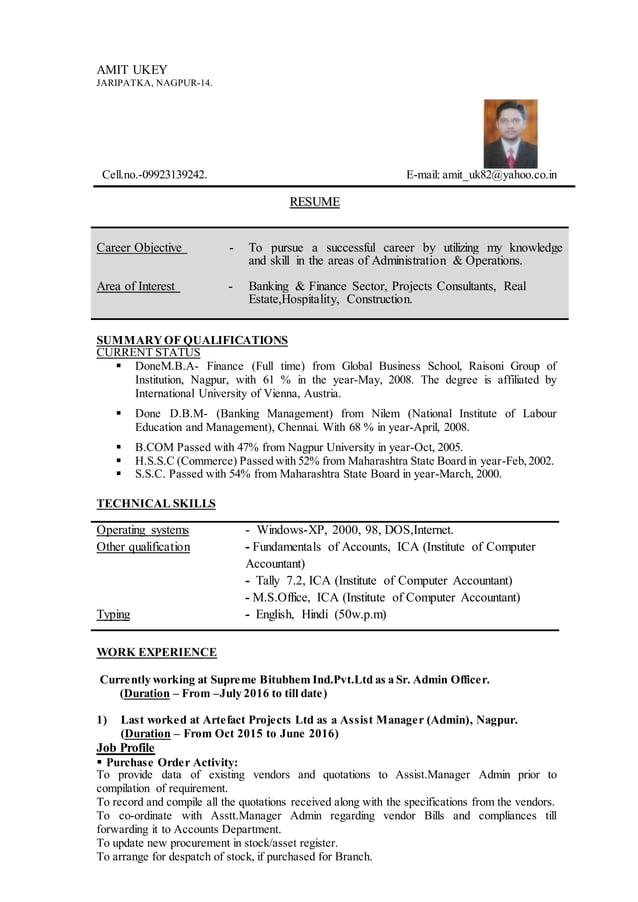 Amit.Resume | DOCX