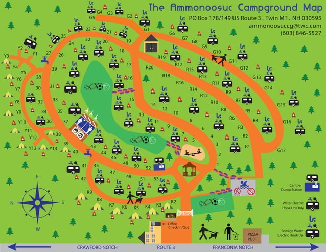 Ammonoosuc Campground Map Final | PDF