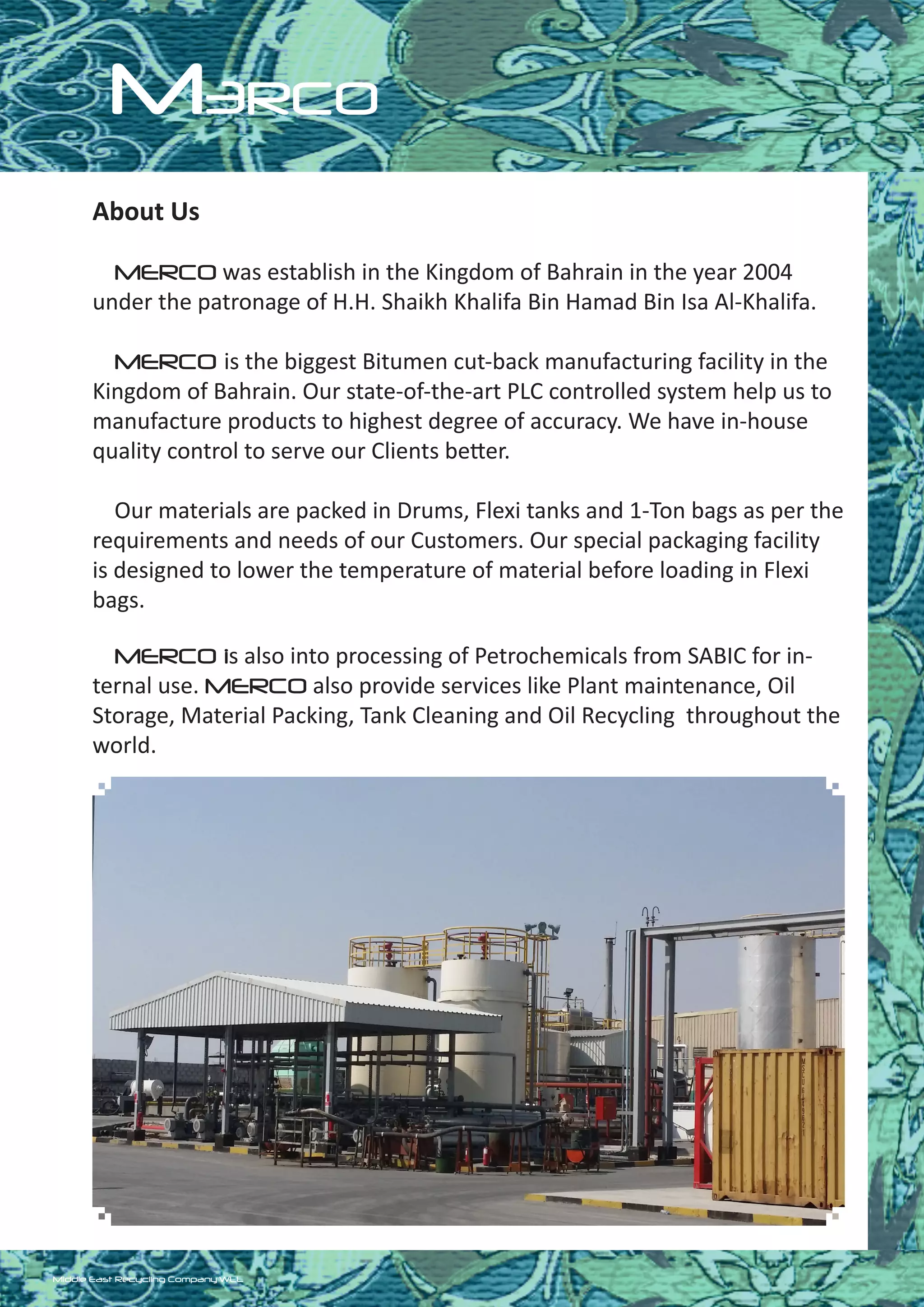 Merco Bahrain Bapco PDF | PDF