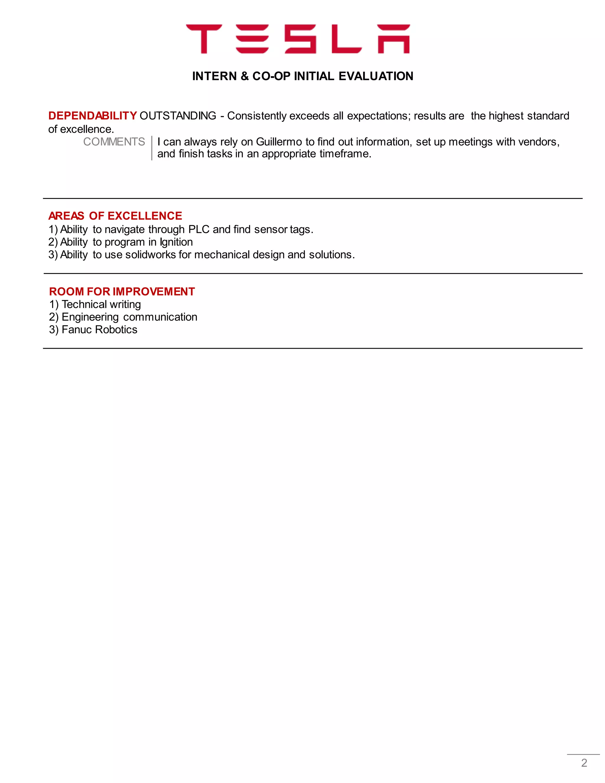 Guillermo Intern Review | DOCX