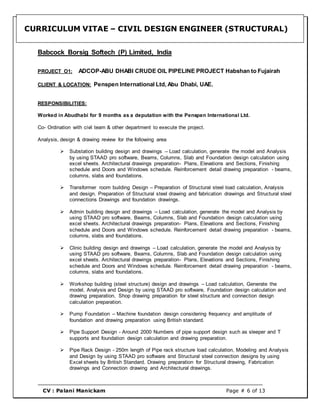 PALANI CIVIL & STRUCTURAL ENGINEER | DOCX