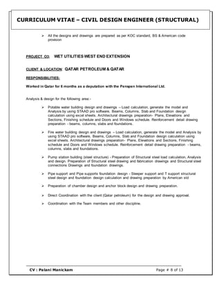 PALANI CIVIL & STRUCTURAL ENGINEER | DOCX