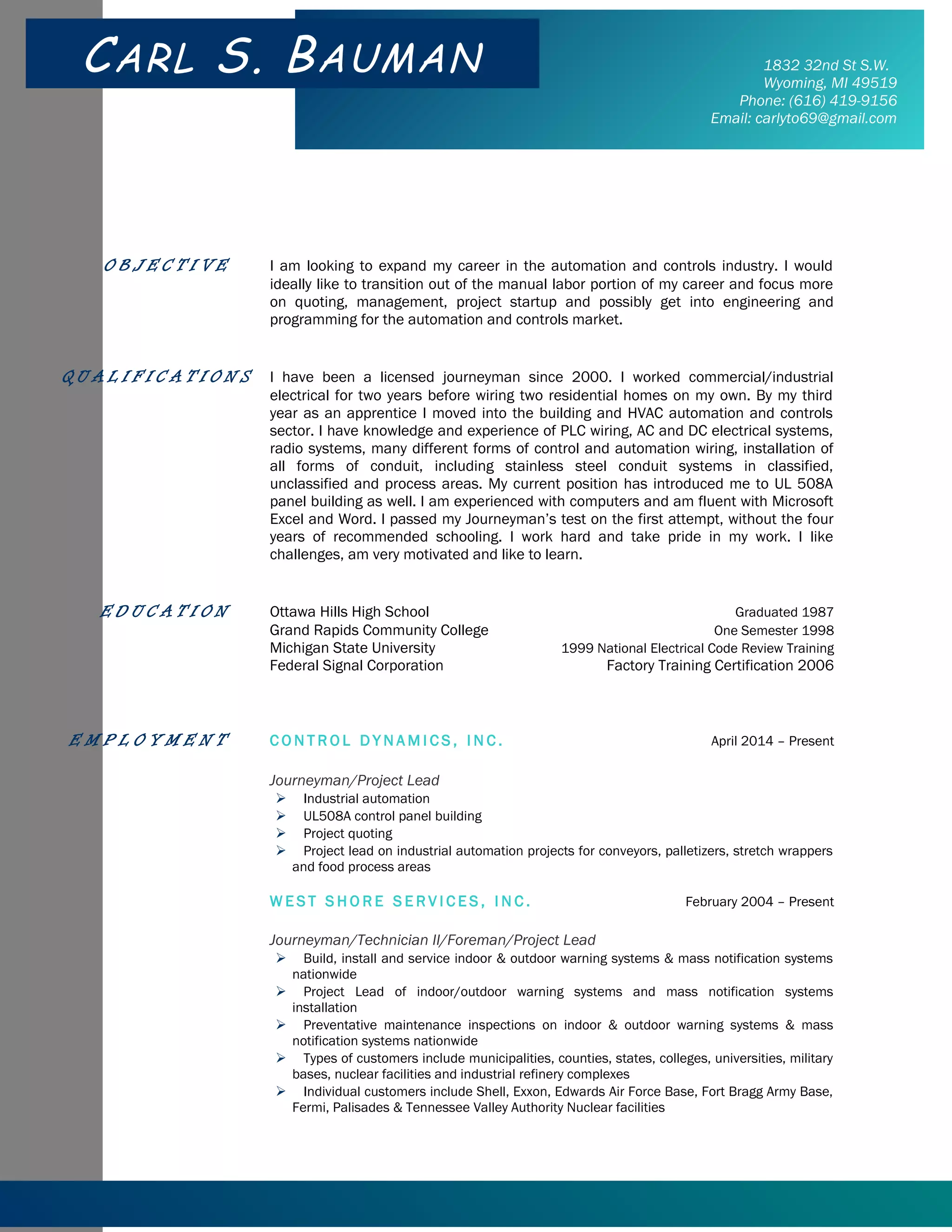 CBauman Resume | PDF