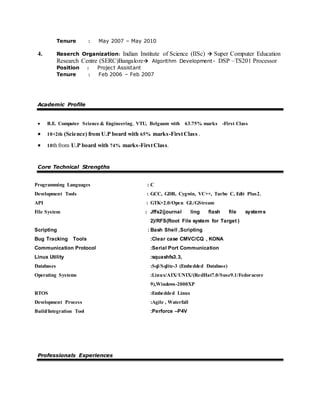 Raju Tiwari-Resume-8+ | DOCX | Operating Systems | Computer Software and Applications