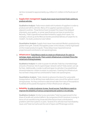 Tesla Strategy Recommendations Report | DOCX