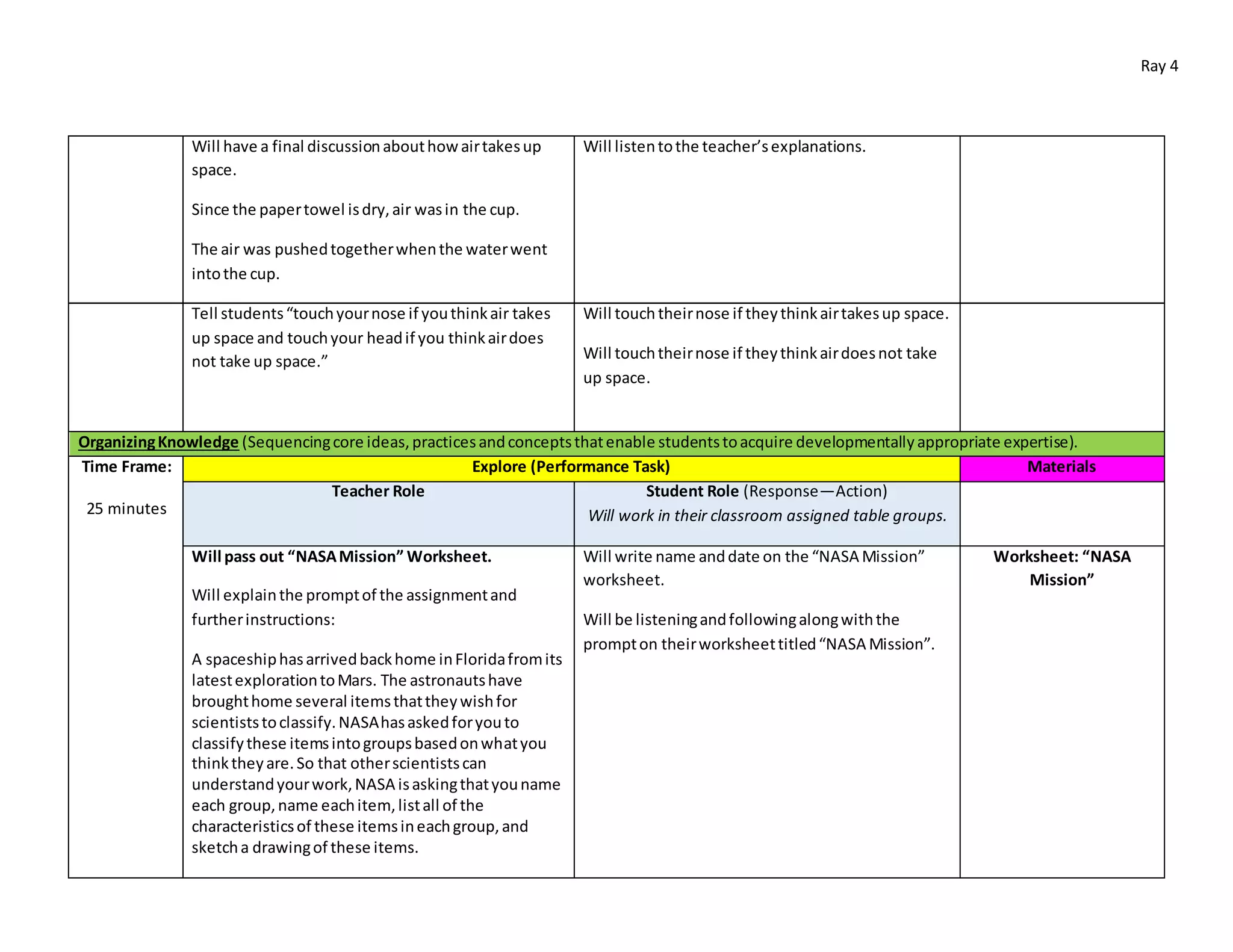 5E Lesson Plan | DOCX