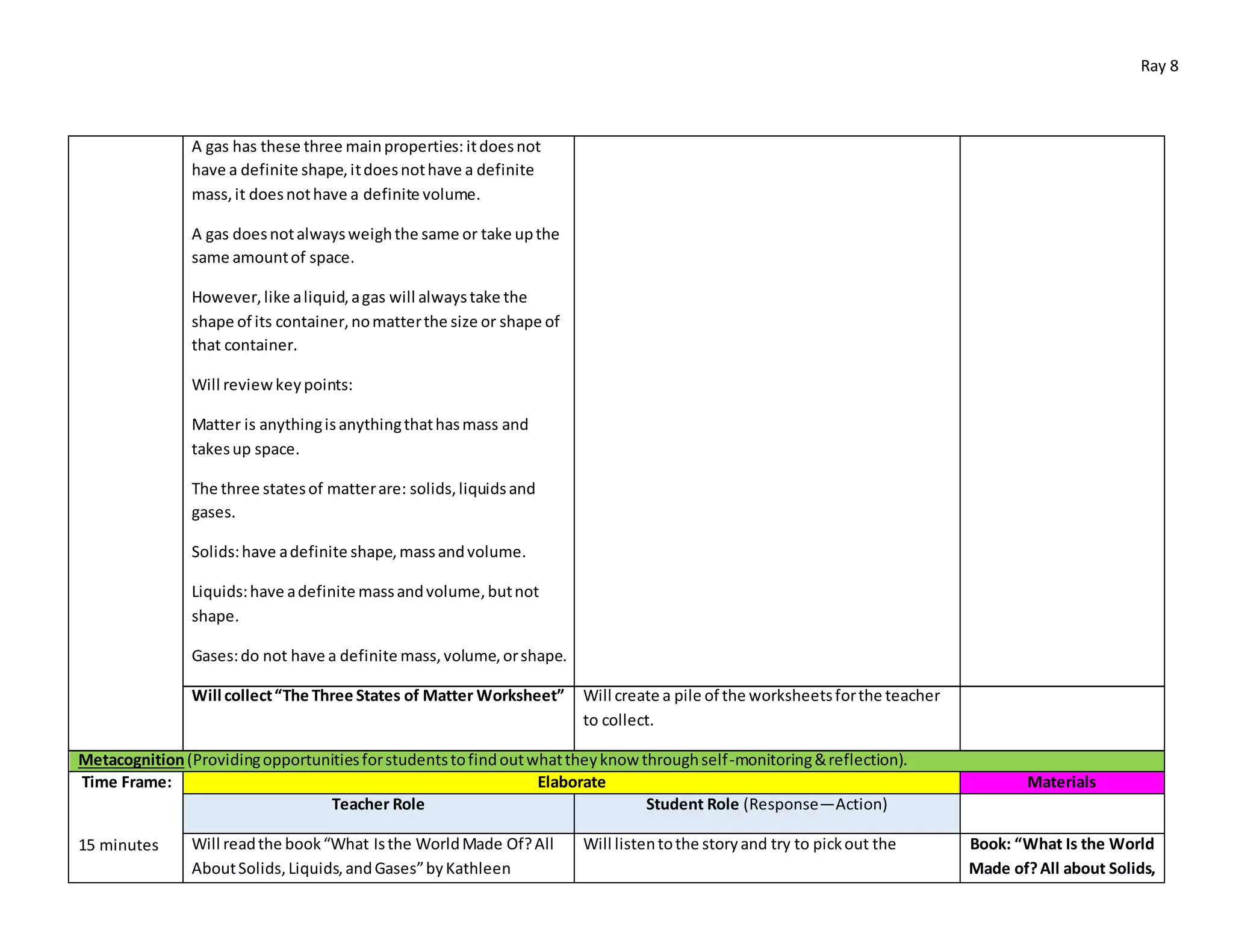5E Lesson Plan | DOCX
