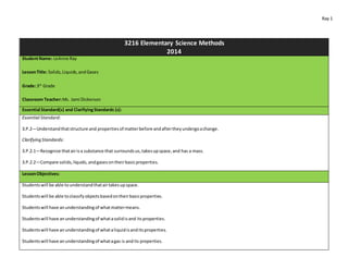 5E Lesson Plan | DOCX