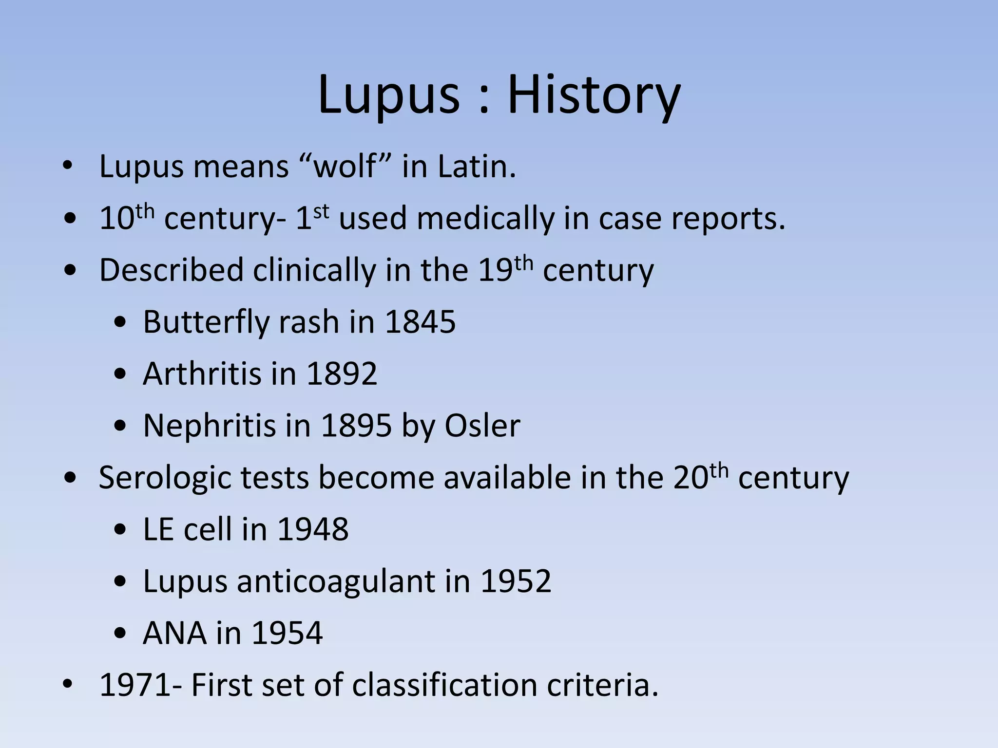 Systemic Lupus Erythematosus | PPTX
