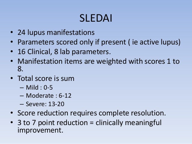 Systemic Lupus Erythematosus