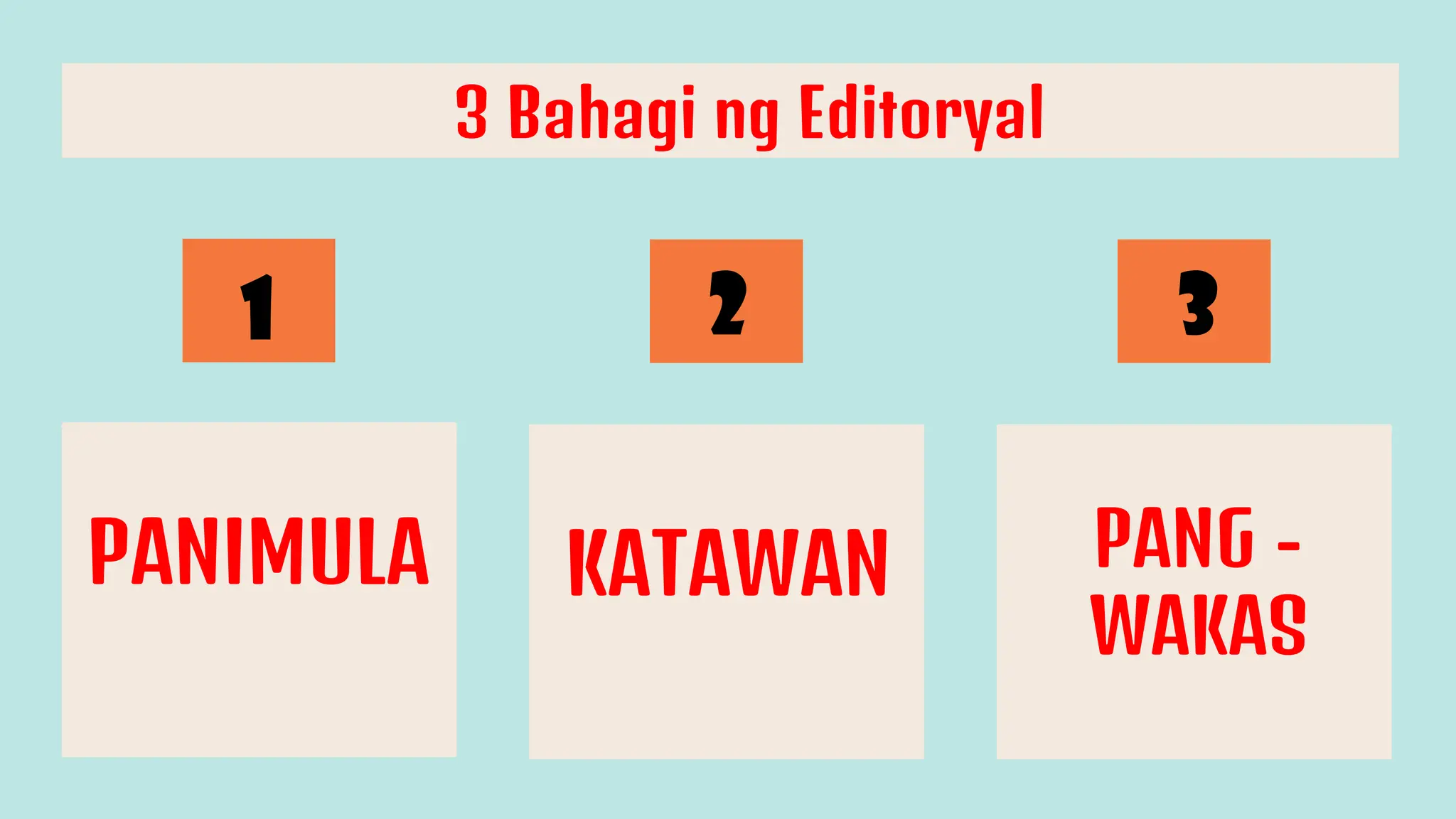 Editoryal - Filipino 4 | PPTX