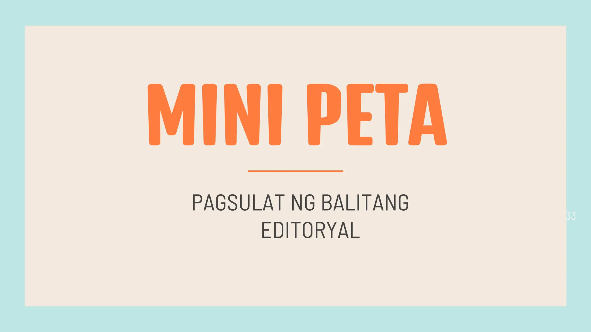 Editoryal - Filipino 4 | PPTX