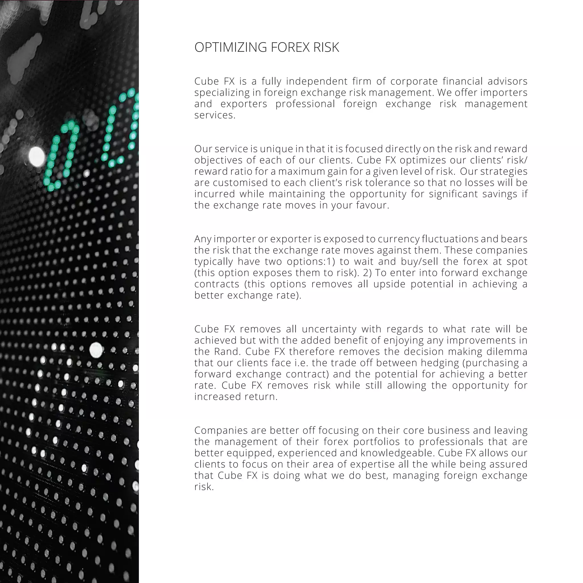 Cube FX Brochure | PDF