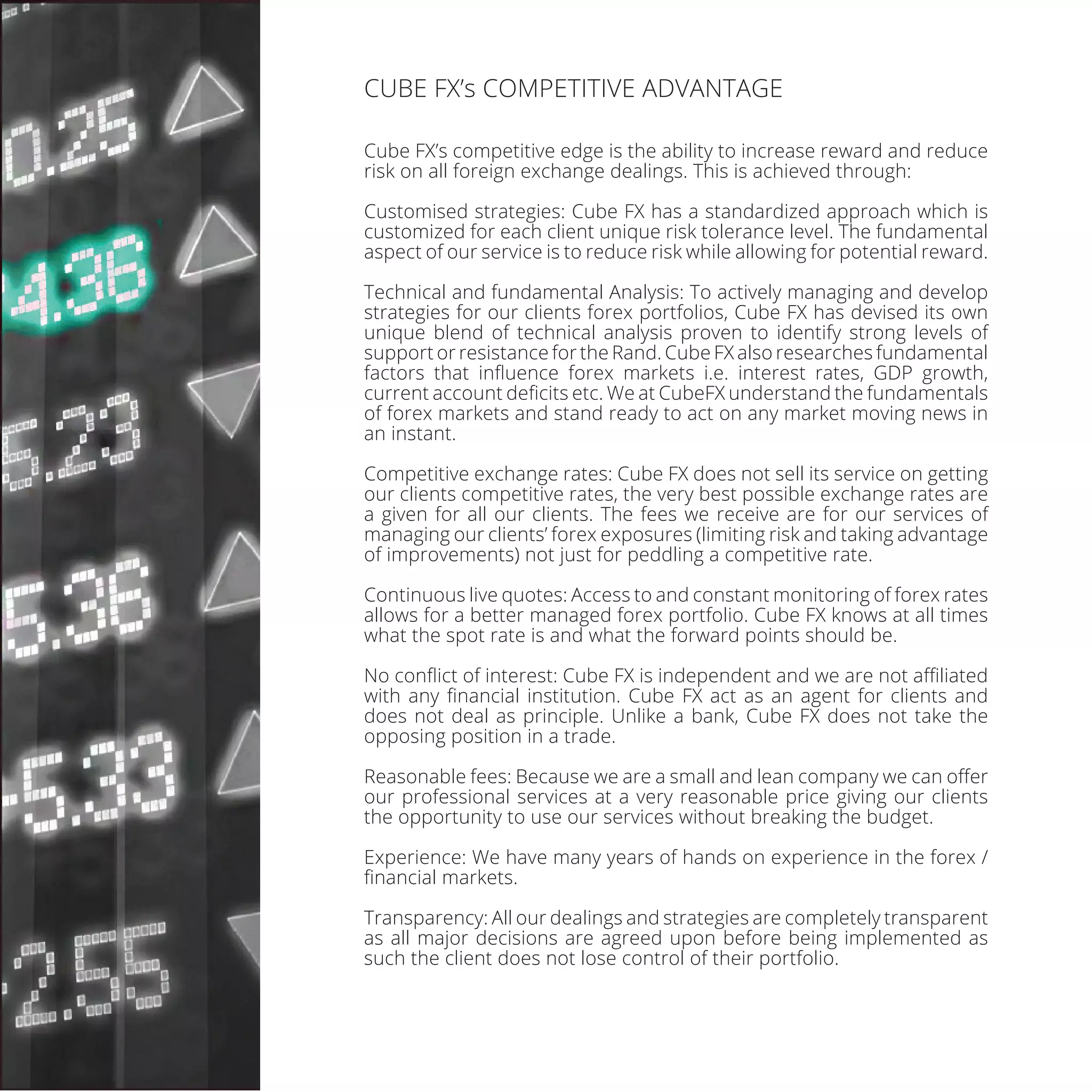 Cube FX Brochure | PDF