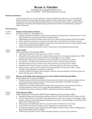 Resume - Bryan Gleckler3 | DOC