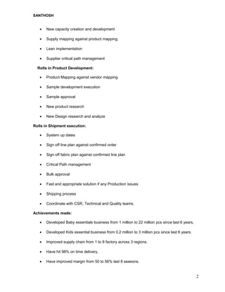 C.G.Santhosh-Resume | DOC